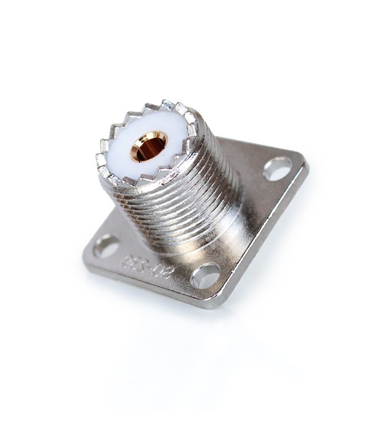 Base PL female (SO-239) pannel type x 4 holes