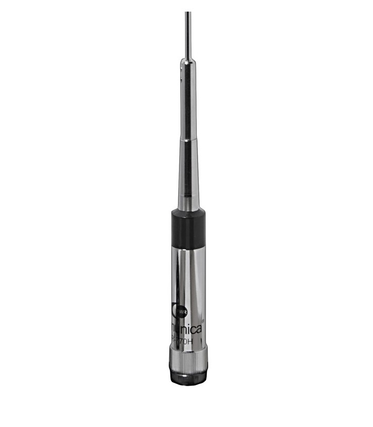 Movil antenna VHF-UHF with spring, 200W, PL